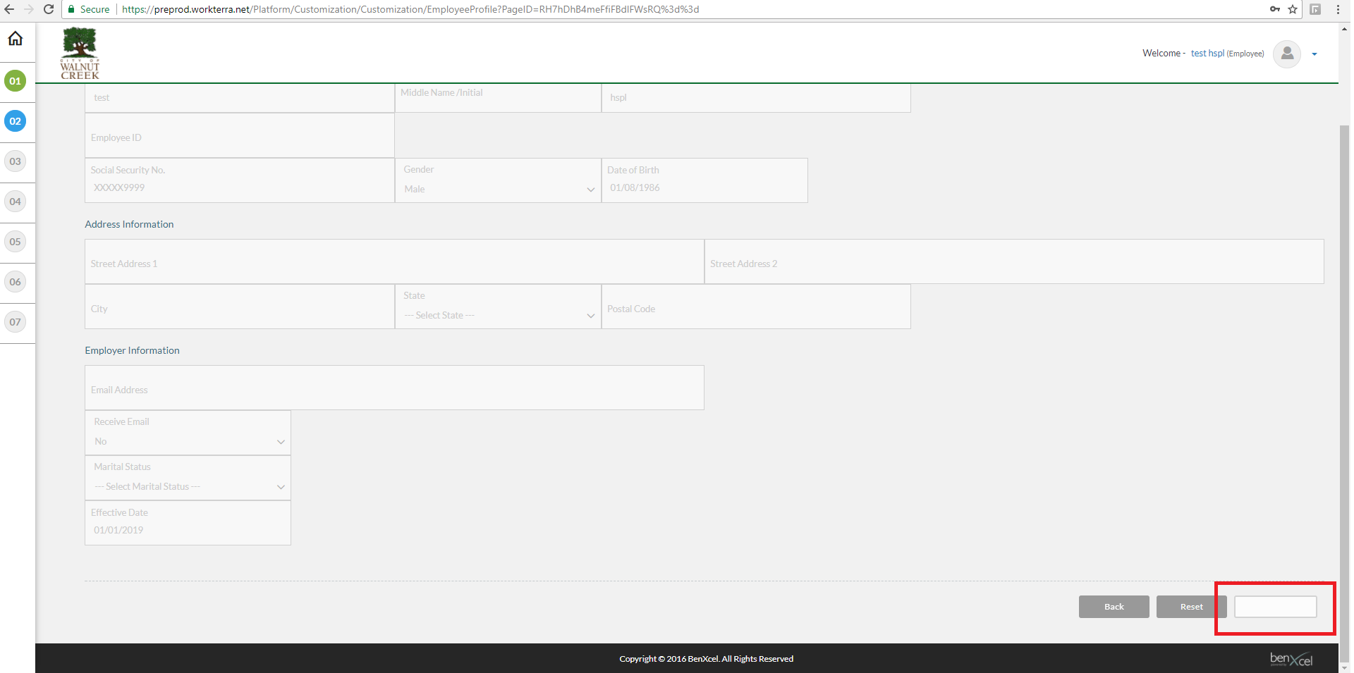 Nf 5770 Pre Production Ee Workflow Demographics Save And Continue Button Not Working